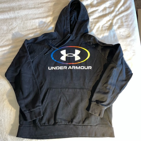 Under Armour | Shirts | Under Armour Size Lg Rival Fleece Hoodie | Poshmark